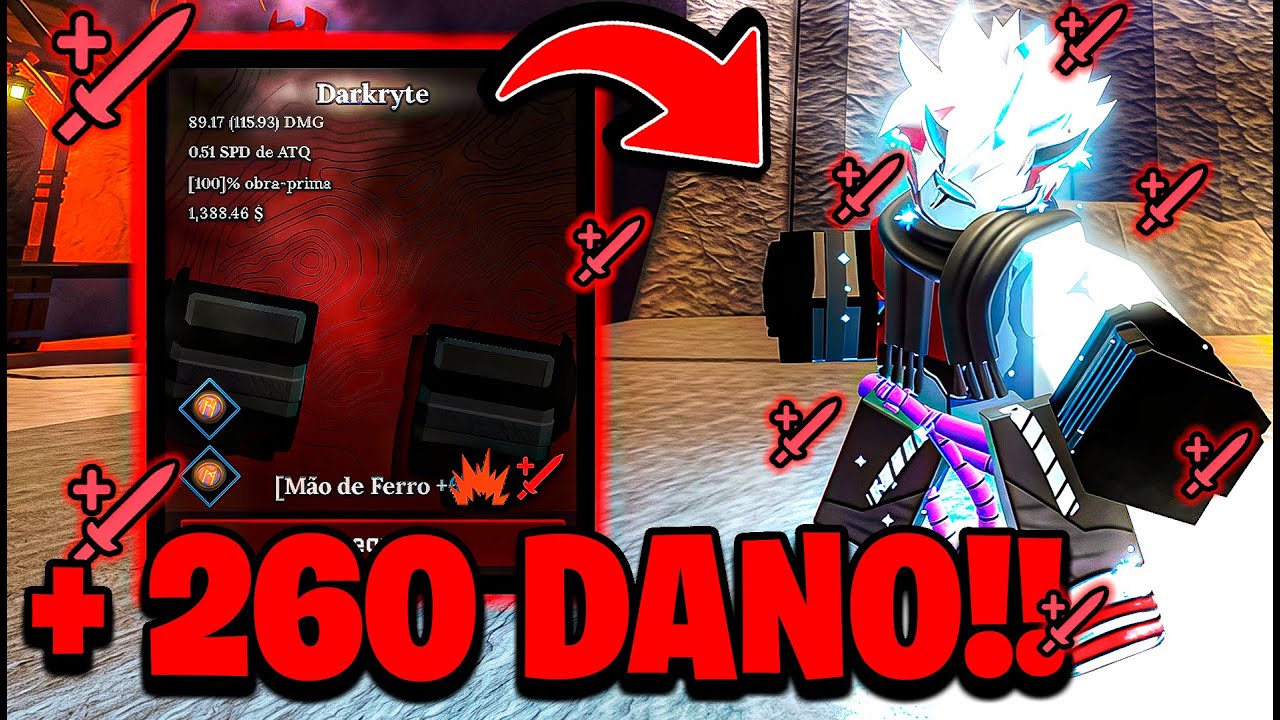 COMO eu FIZ a "MELHOR" ARMA com o minério de DARKRYTE no THE FORGE ...
