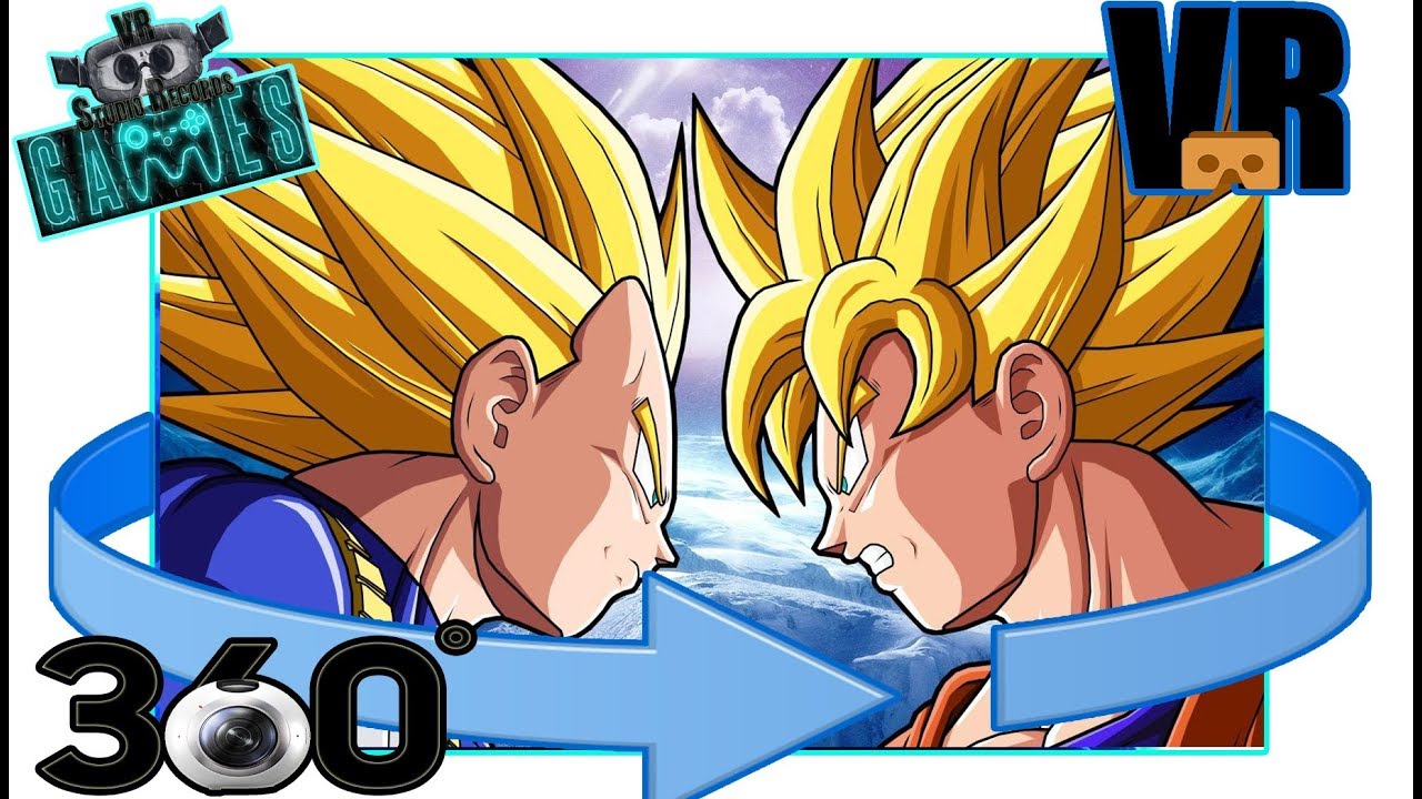☺DBZ GOKU VS VEGETA ☺ [VR 360°] VR STUDIO RECORDS - YouTube