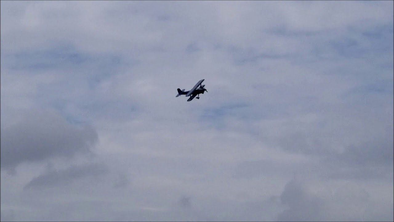 Dale's Sig Astro Hog Biplane - YouTube