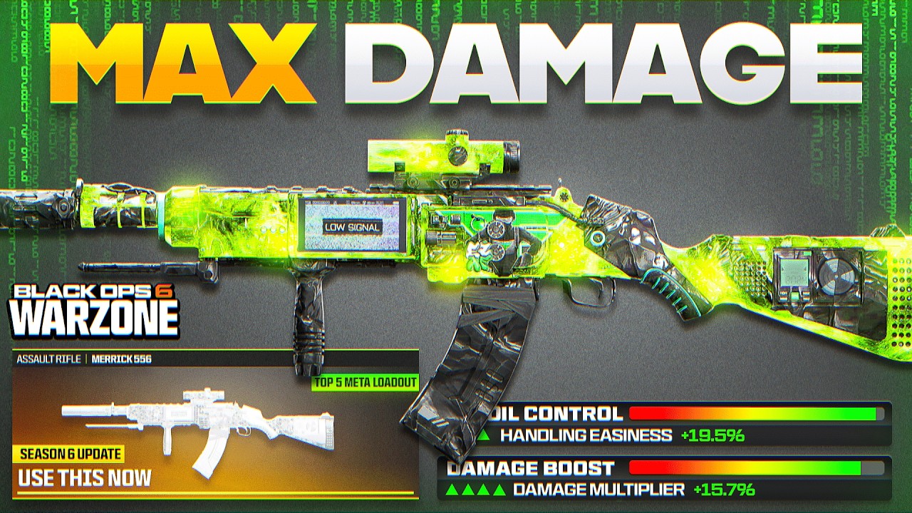 the *NEW* #1 BROKEN AR META LOADOUT for BO6 WARZONE! (Best Meta Loadout ...
