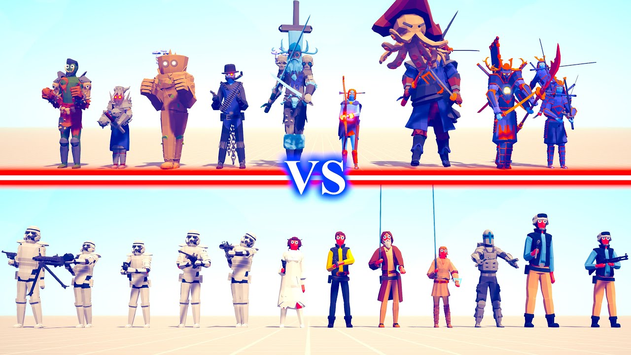 SECRET ADDON Team vs STAR WARS Team - Totally Accurate Battle Simulator ...