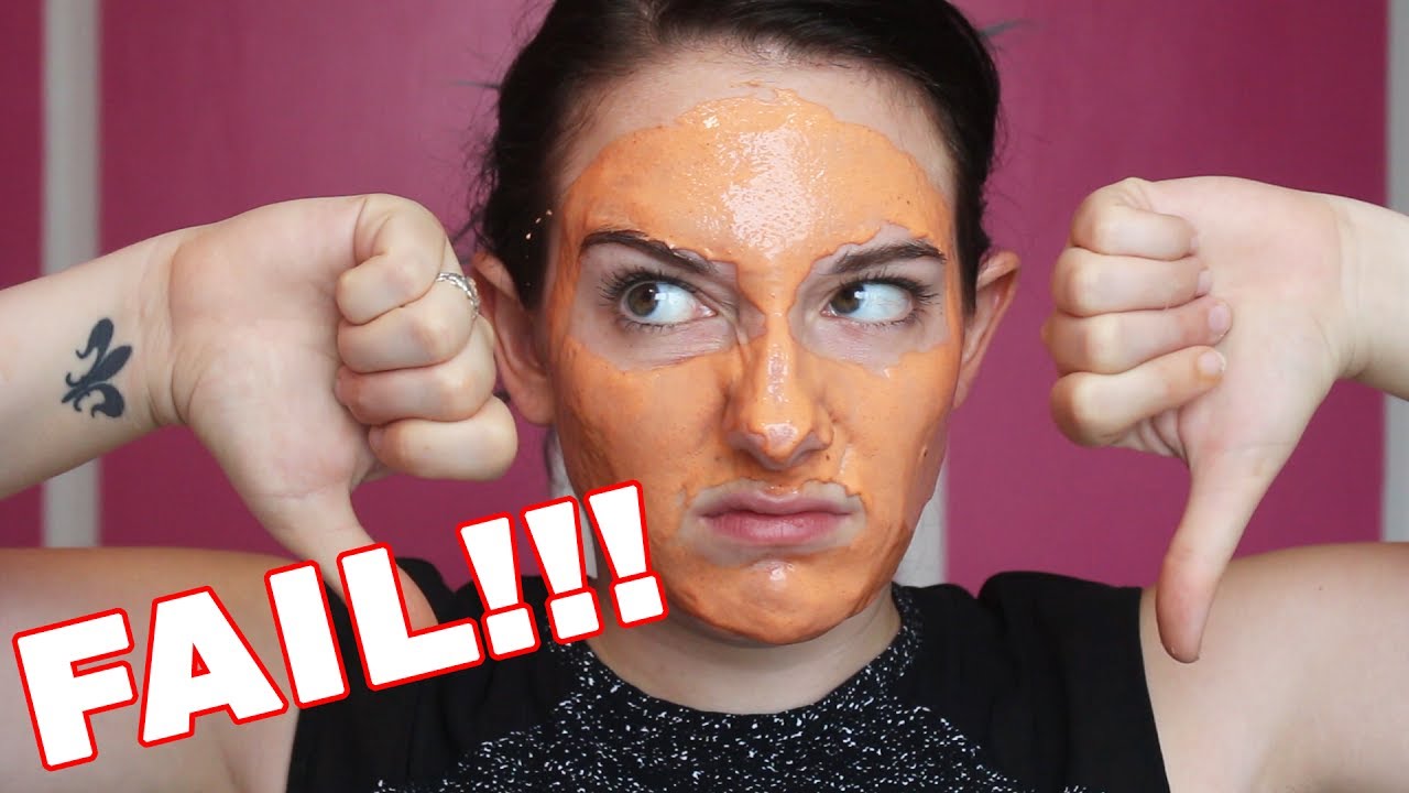 Slime Face Mask...FAIL - YouTube