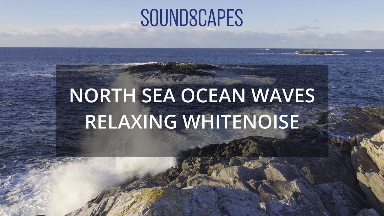 North Sea Waves in Western Norway 🇳🇴 | 2 Hours of Ocean White Noise for ...
