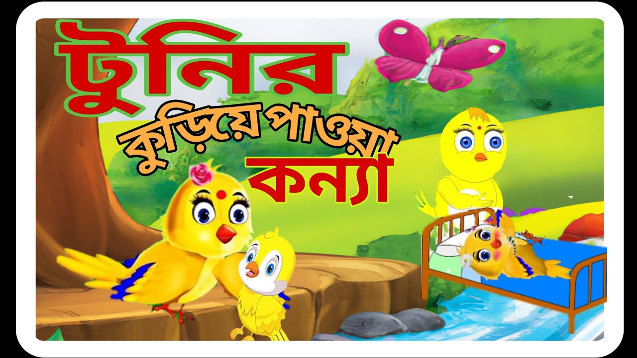টুনির কুড়িয়ে পাওয়া কন্যা।tunir kurie paua konna।bangla cartoon ...