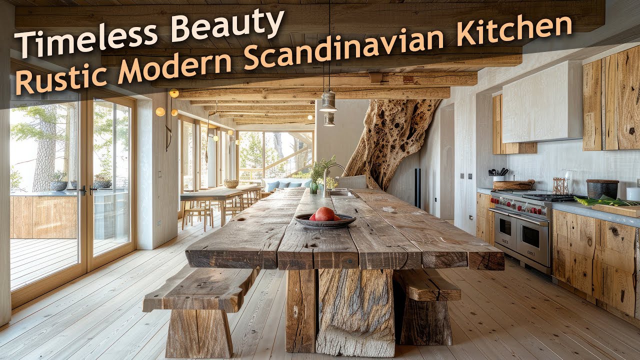 Timeless Secrets of Rustic Modern Scandinavian Kitchen - YouTube