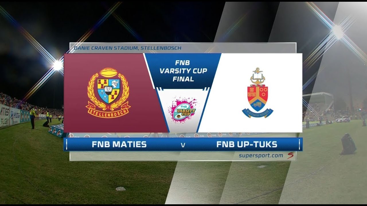 FNB Varsity Cup Final | Maties vs UP-Tuks - YouTube