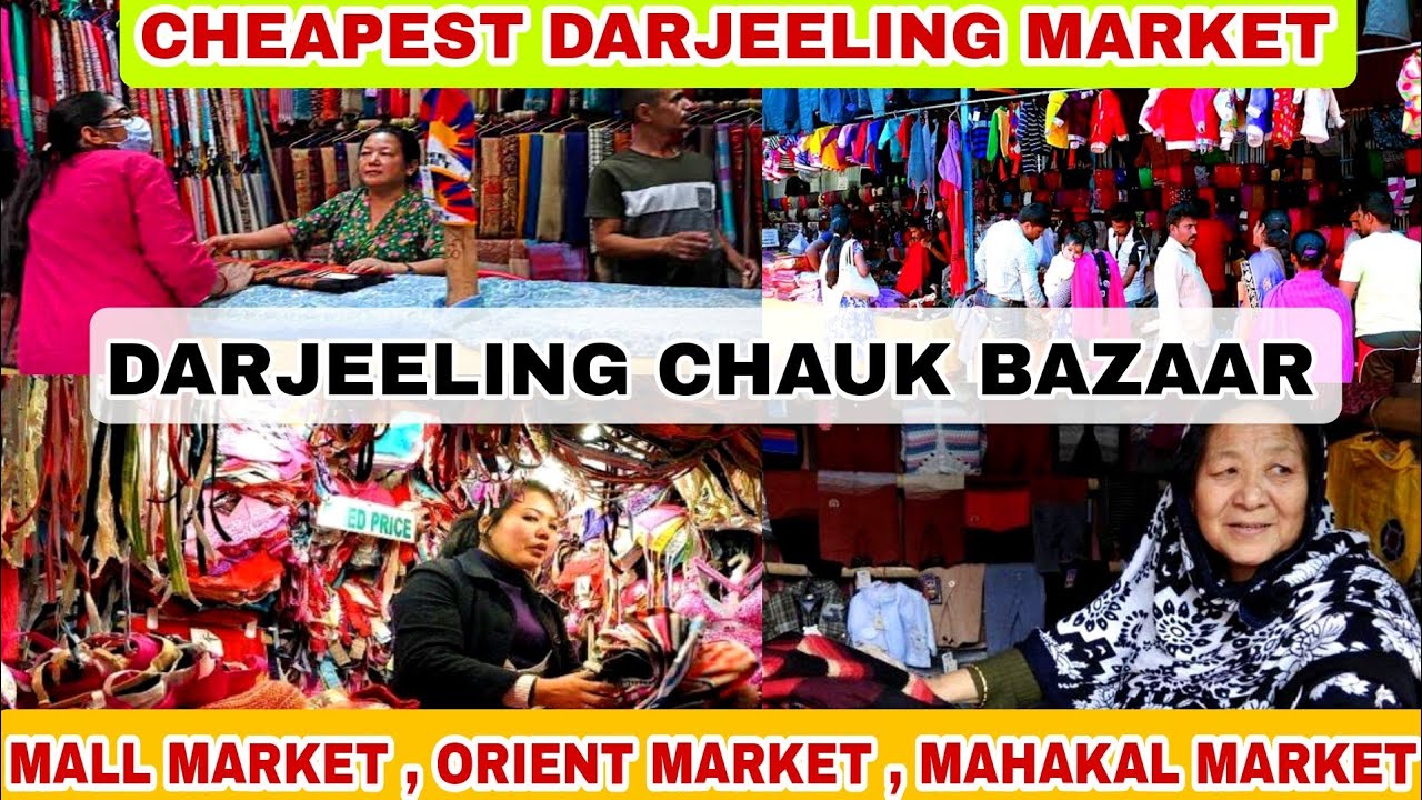 Darjeeling Chauk Bazar | mahakal market | Mall market - YouTube