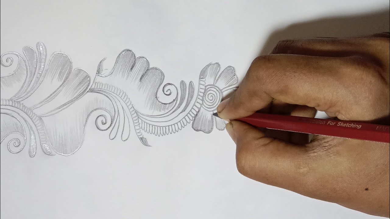 Latest Pencil ️ Shading Mehandi 🌿 Design For Hand// Mehandi design 2023 ...
