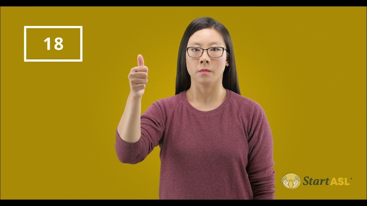 Cardinal Numbers 11-20 | Start ASL - YouTube