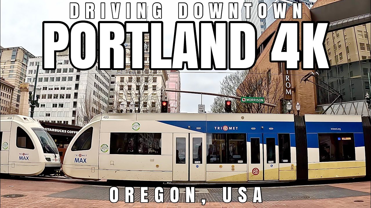 Driving Downtown Portland 4K || Portland, Oregon, USA || 4K 60fps 16 ...