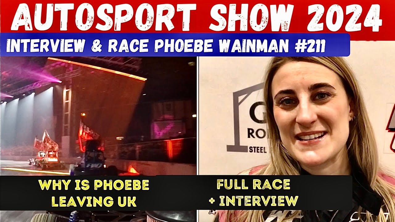 BriSCA F1 LIVE | #211 Phoebe Wainman Interview & Race - YouTube