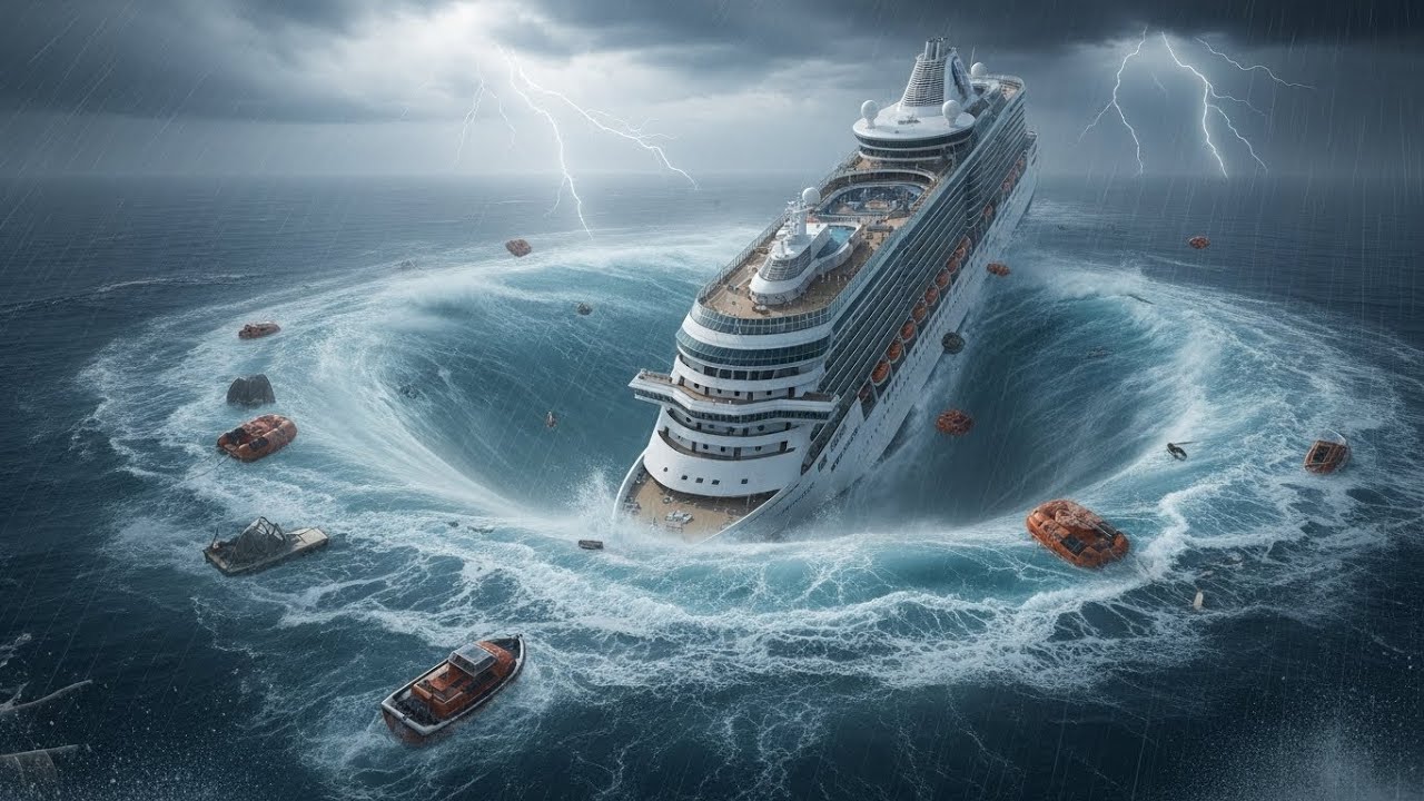 Massive Cruise Ship Gets Dragged Into a Deadly Whirlpool — What ...