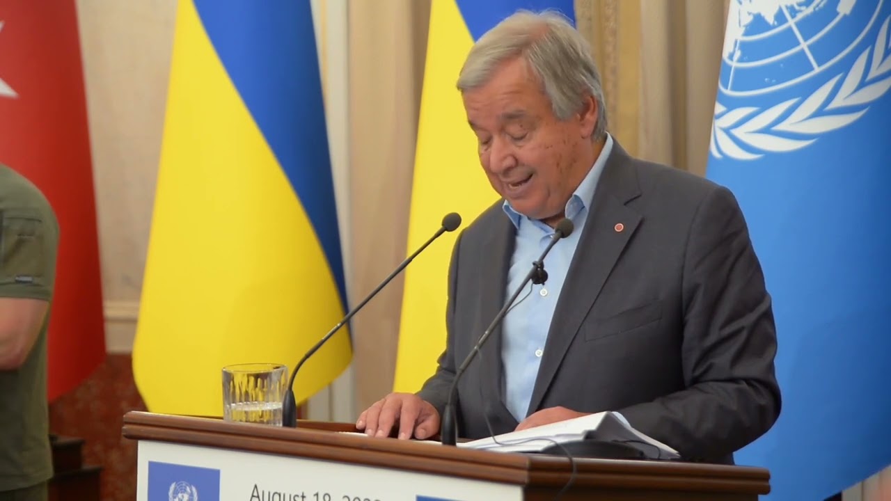 UN Secretary General's remarks to the Press at Lviv, Ukraine Press ...