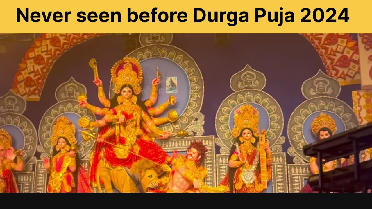 Maa Durga Arrives! | Durga Puja Celebration Highlights #youtubevideos # ...