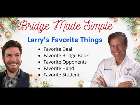 Bridge With Larry Cohen Gift - YouTube