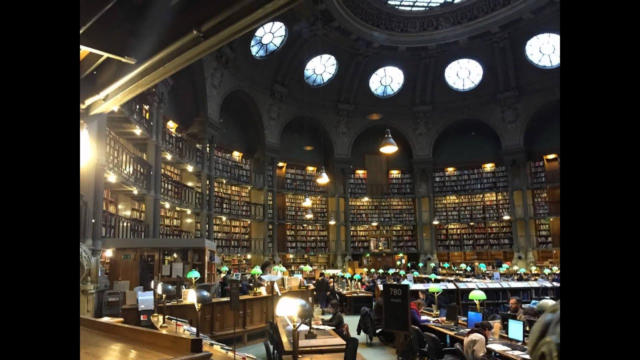 The Bibliothèque Nationale de France, Richelieu Building, Paris - YouTube