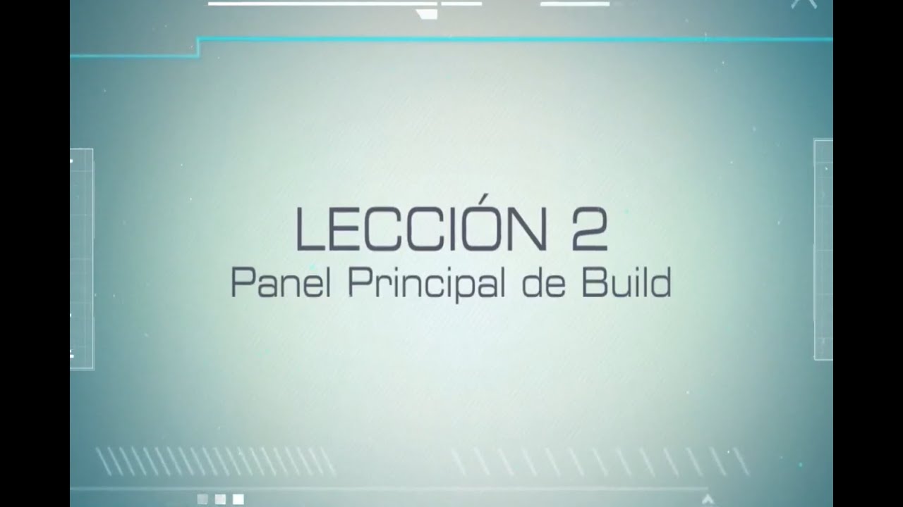ODK - Lección 2: Panel Principal de Build - YouTube