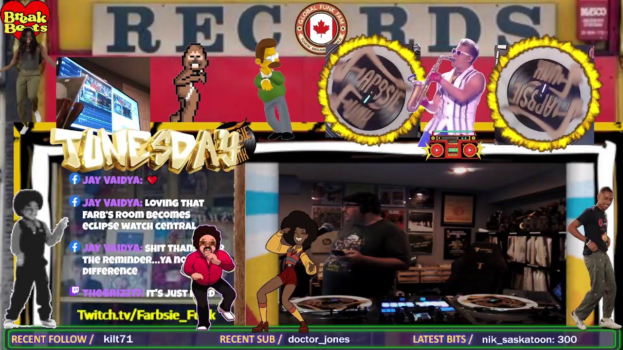 Tunesday with the @GlobalFunkFam REALLY FUNKY STUFF letssss goooooo ...