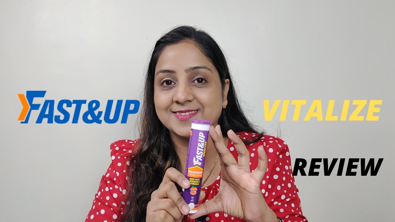 FAST&UP multivitamins tablet review | Best multivitamin orange drop ...