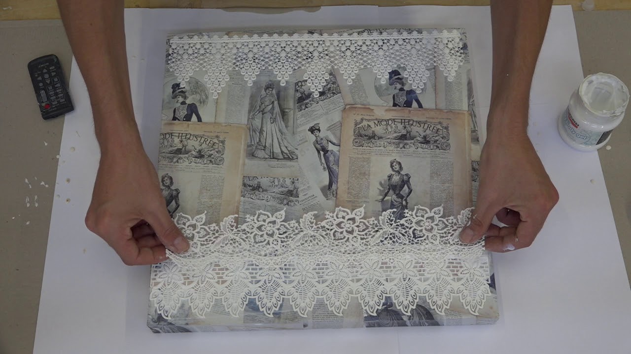 DIY Decoupage Layout - YouTube