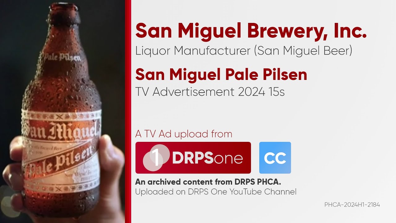 San Miguel Pale Pilsen TV Ad 2024 15s (Philippines) [CC] - YouTube