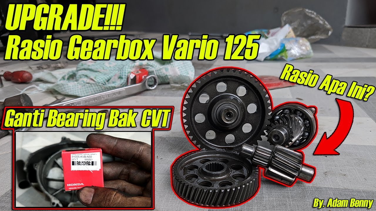 [TUTORIAL + QUICK REVIEW] Pasang Rasio Gearbox Vario 150 ke Vario 125 ...