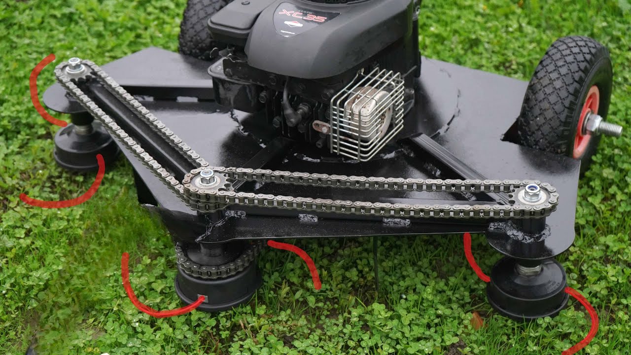 Homemade TRIMMER Mower !? - YouTube