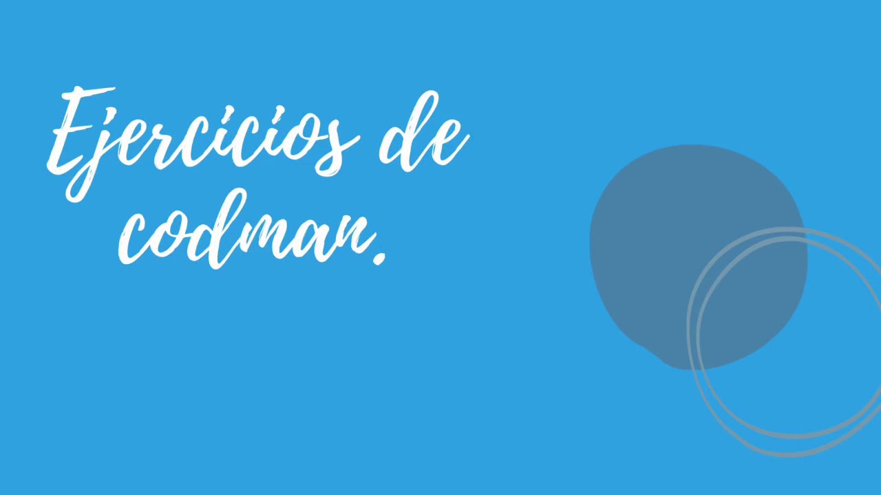 Ejercicios de Codman. - YouTube
