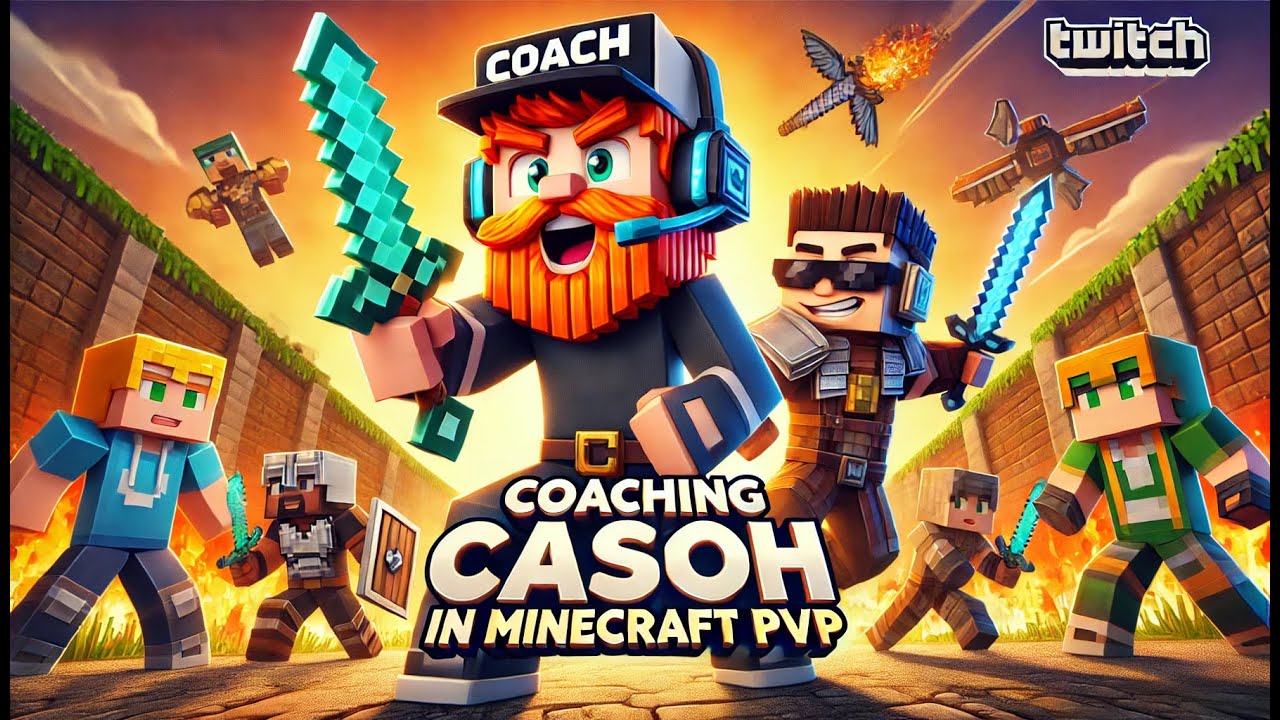Coaching CaseOh in Minecraft PVP - YouTube