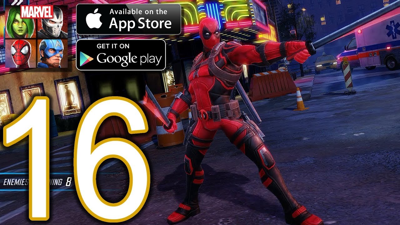 MARVEL Strike Force Heroes Android iOS Walkthrough - Part 16 - NEW ...