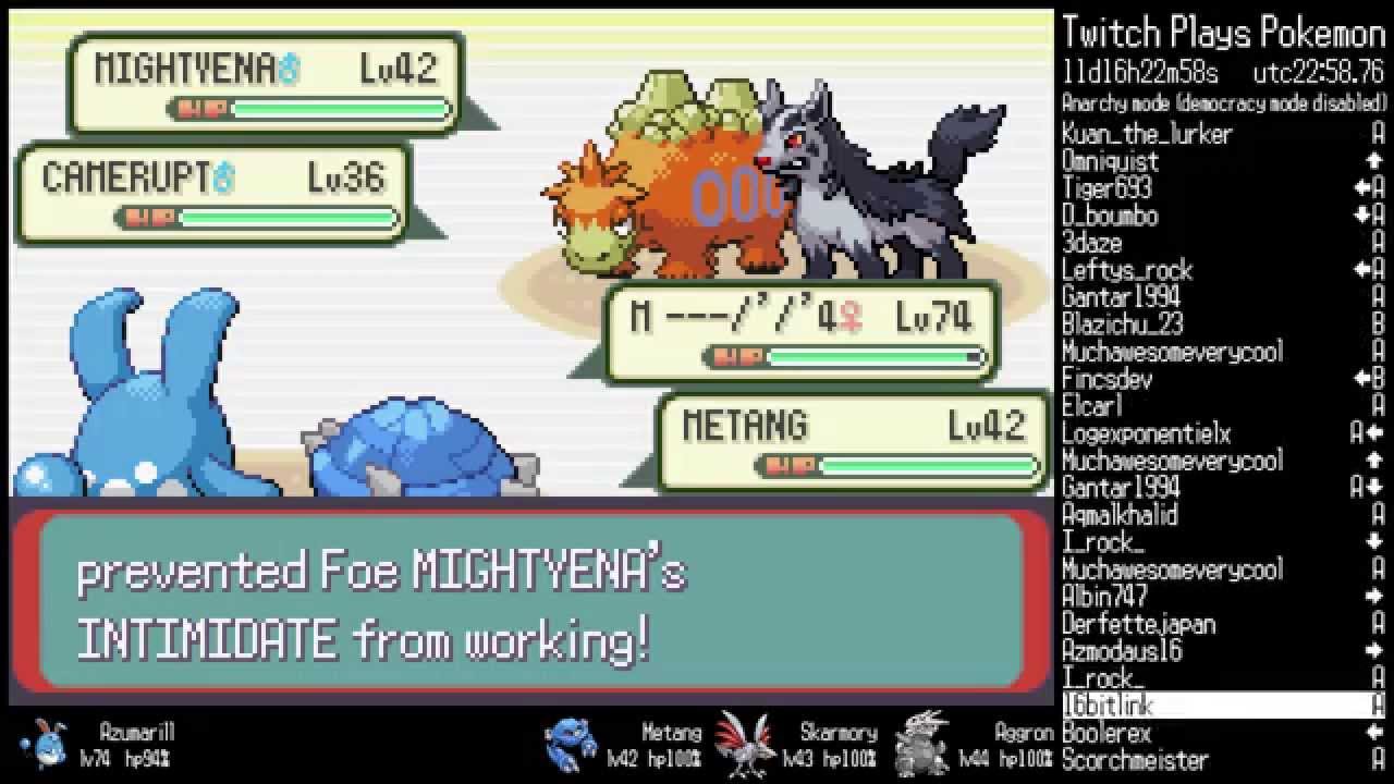 Maxie defeated in Space Station - Twitch Plays Pokemon Official ...