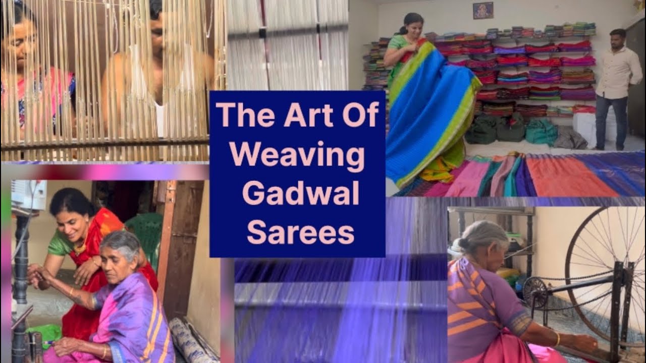 The Art of Weaving Gadwal Sarees: Weaving Tradition with Beauty - YouTube
