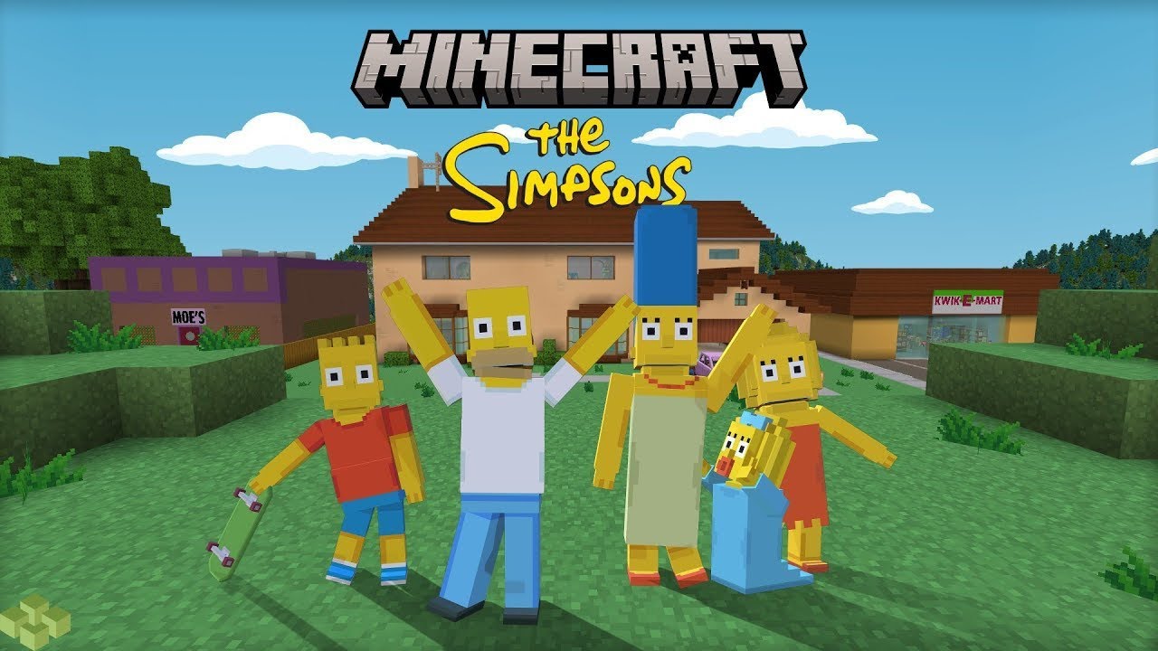 Minecraft the Simpsons quick gameplay #minecraft #simpsons #subscribe ...