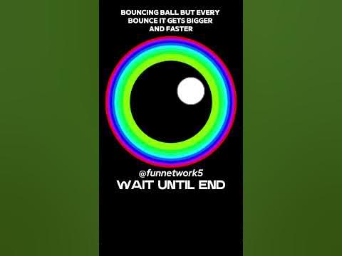 Bouncing Ball But Every Bounce It Gets Bigger and Faster #shorts #viral ...