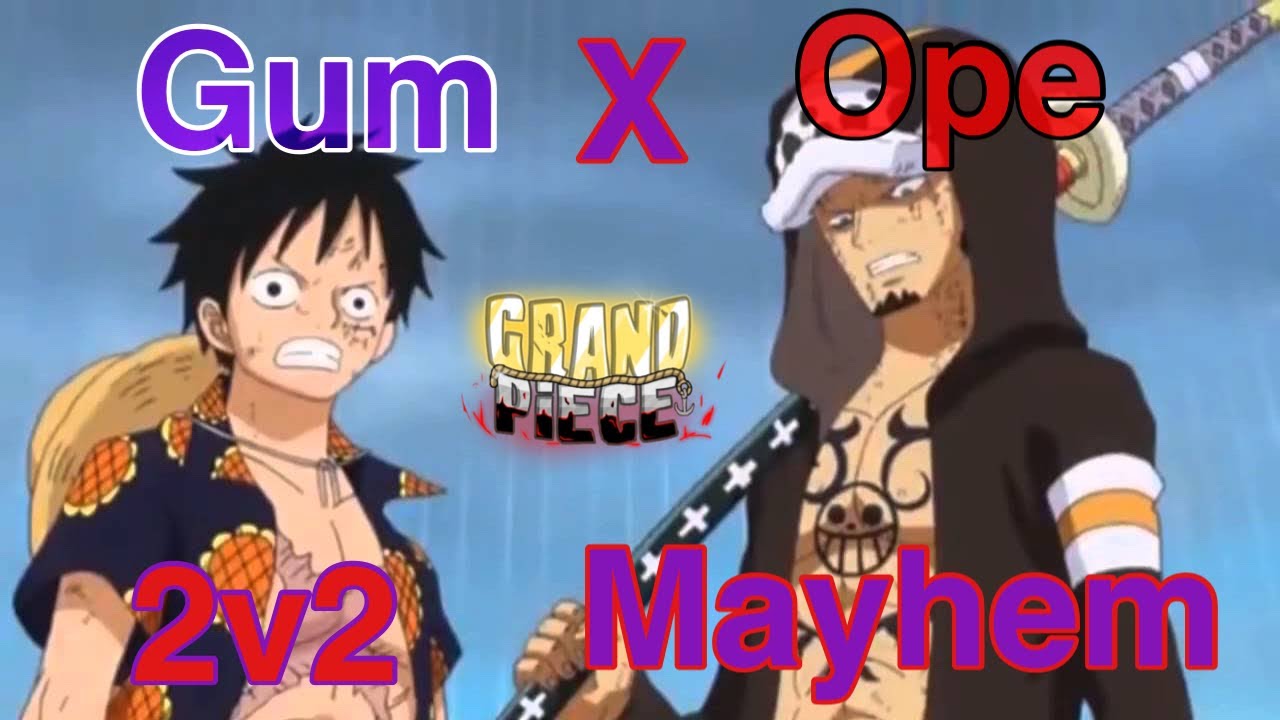 Luffy and Law 2v2???? [GPO] - YouTube