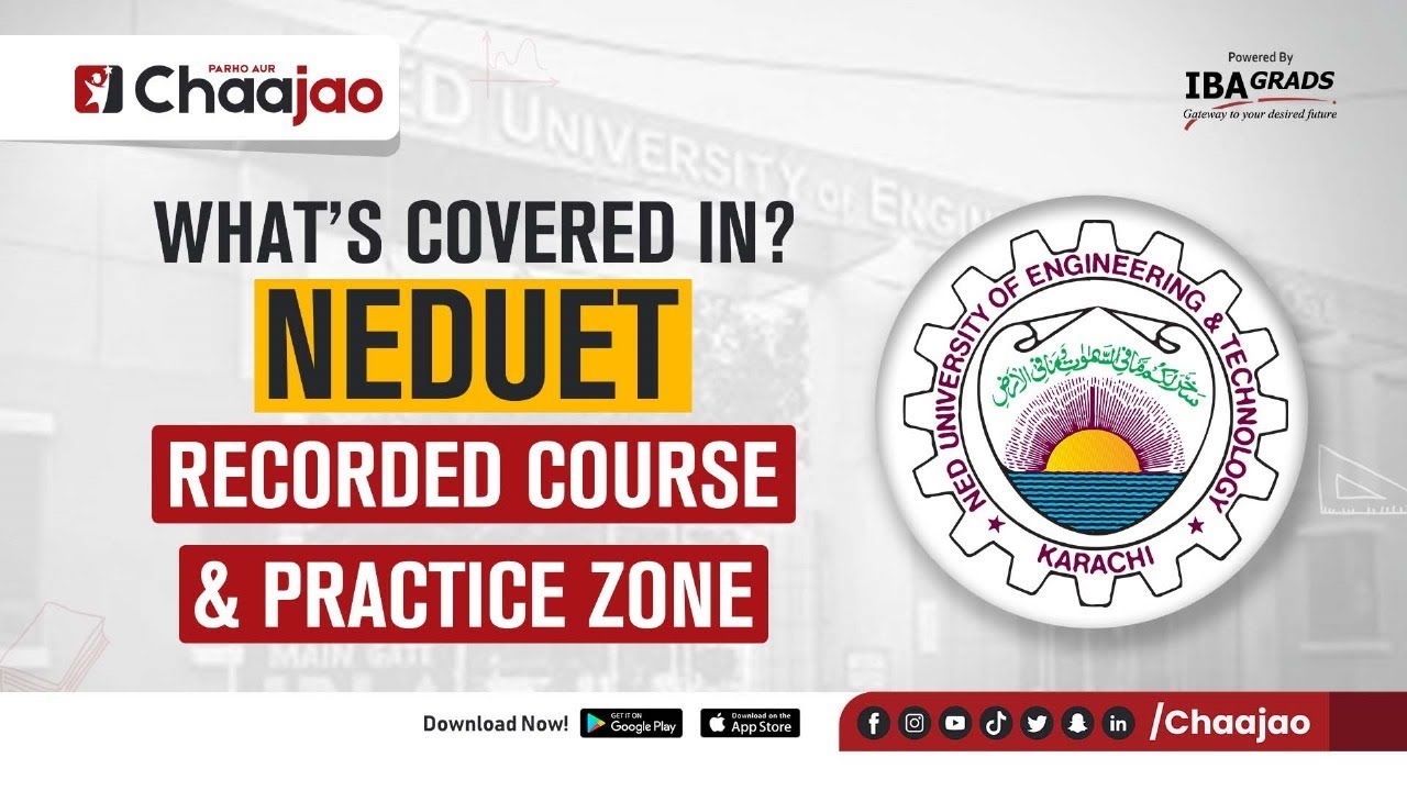 What's covered in NED Recorded Course & Practice Zone | Chaajao - YouTube