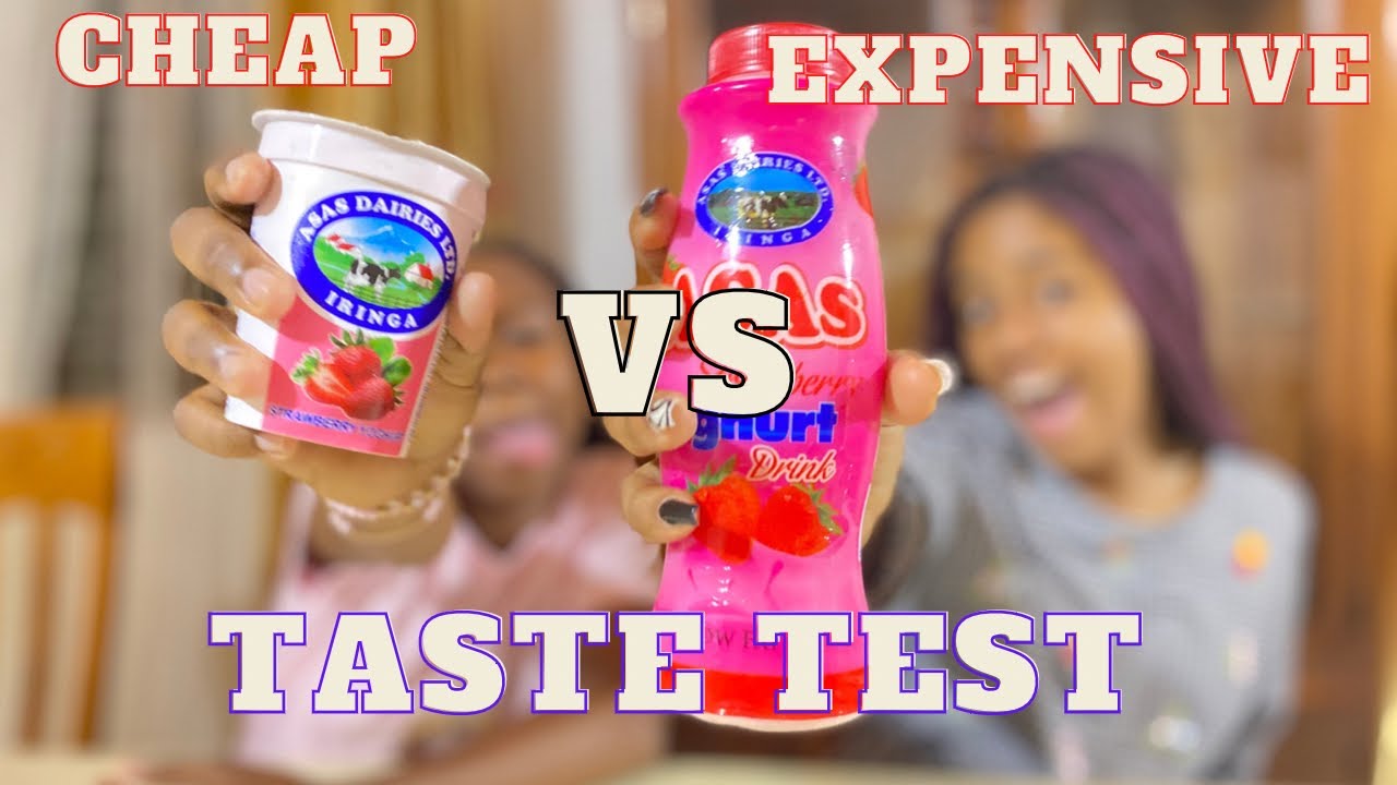 CHEAP VS EXPENSIVE FOOD TASTE - YouTube