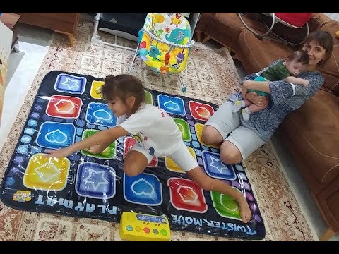 MÜZİKLİ TWİSTER. MÜZİKLİ DANS HALISI. EĞLENCELİ ÇOCUK VİDEOSU