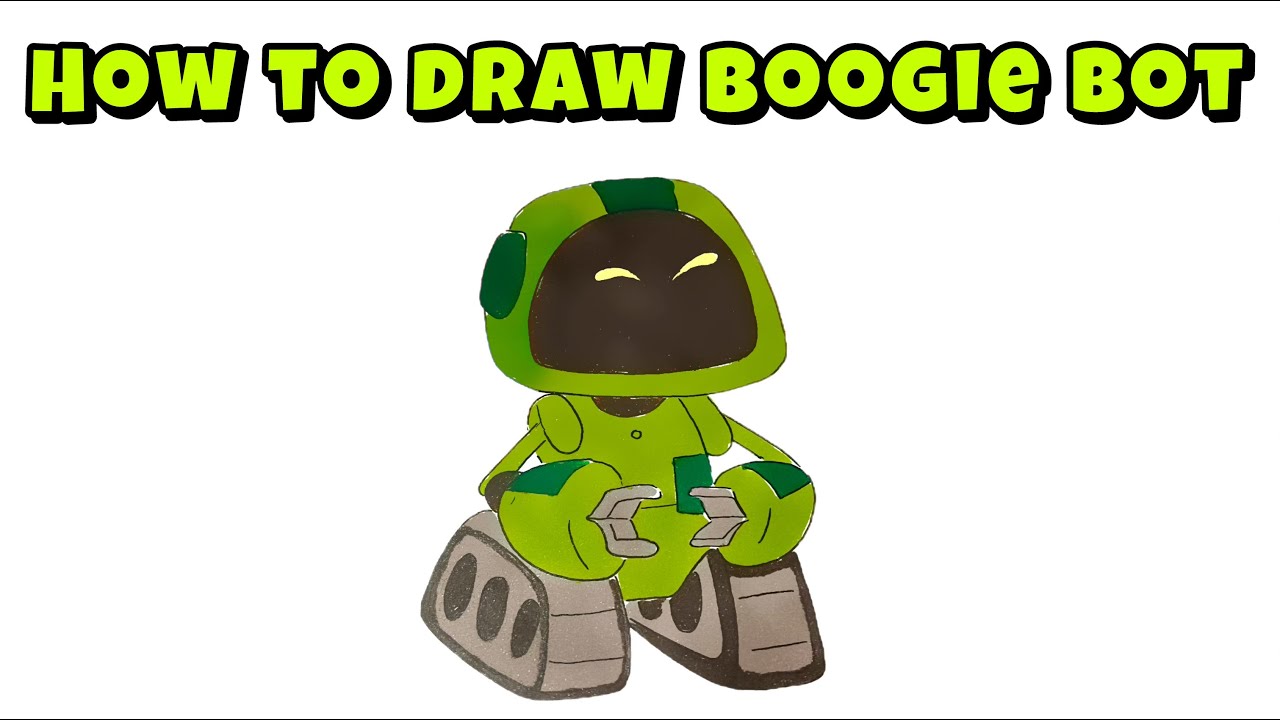 How to Draw Boogie Bot from Poppy Playtime – Beginner's Guide to ...