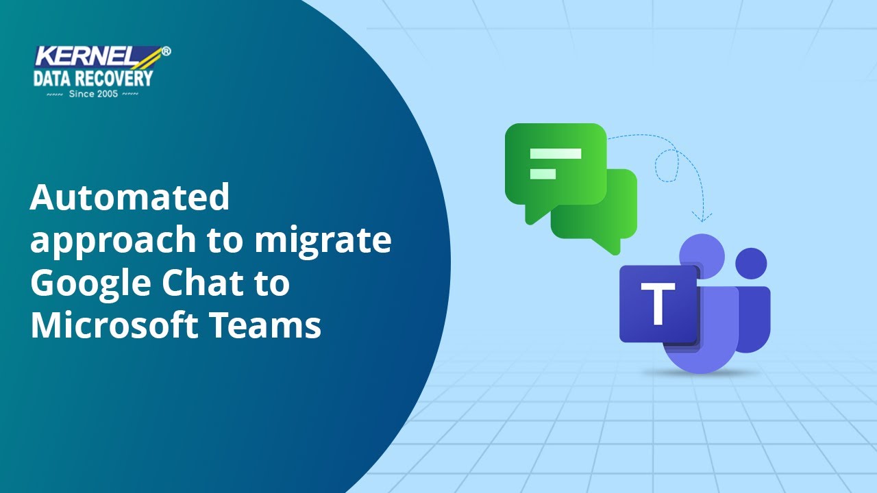 Automated approach to migrate Google Chat to Microsoft Teams - YouTube