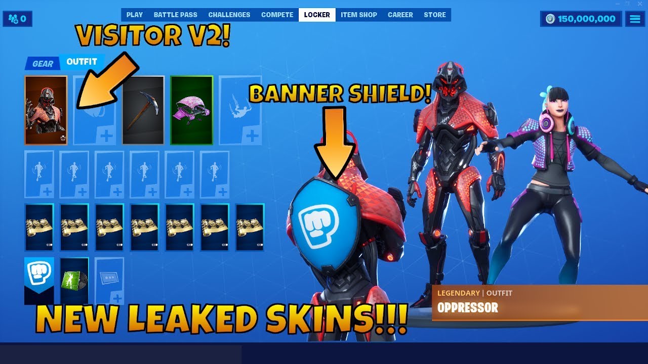*NEW* All Leaked Fortnite Skins & Emotes..! (Oppressor, Freestyle ...