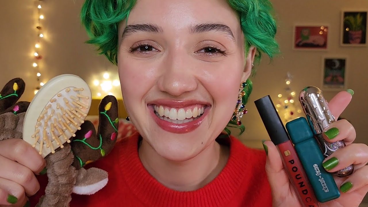 Asmr Christmas Pampering For Sleep 🎄🎁 Holiday Roleplay Layered Sounds