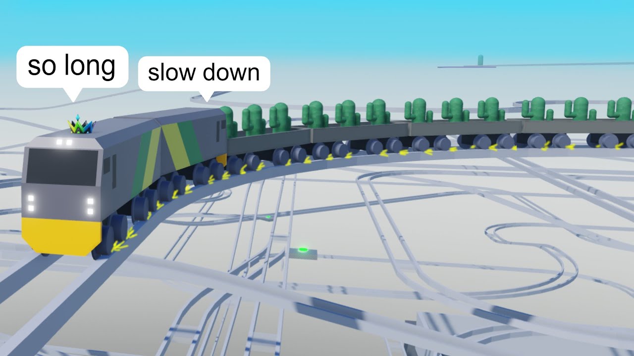 I Used LONGEST Train With Carriages on Roblox Cart Ride BUT I Can't ...