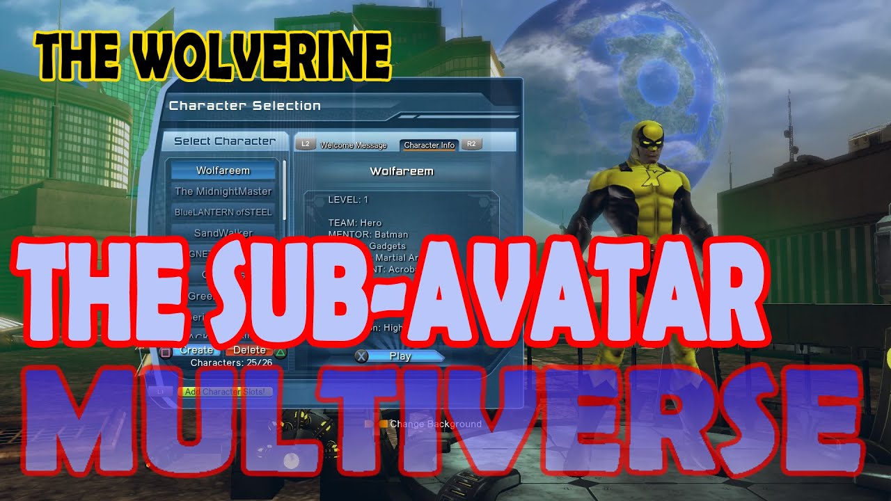 DCUO The Wolverine: Part 20 the Sub Avatar - YouTube
