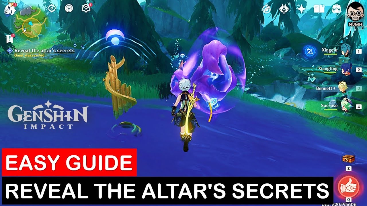[Easy Guide] Reveal the altar's secrets | Foggy Forest Path Quest | Genshin Impact - YouTube
