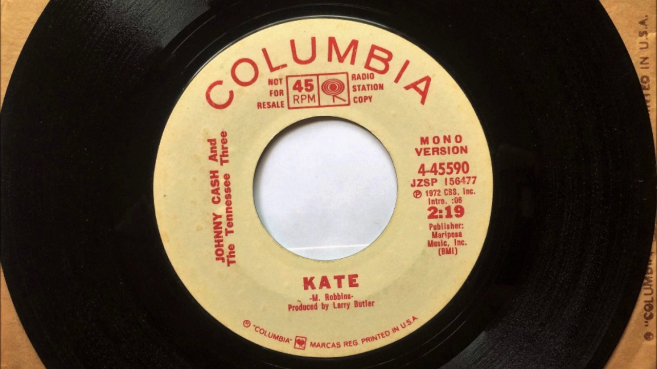 Kate , Johnny Cash & The Tennessee Three , 1972 - YouTube