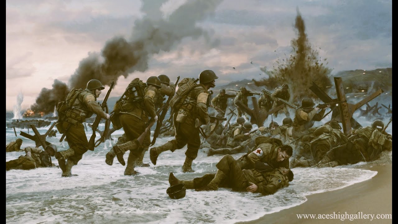 Company of Heroes: Plaża Omaha 6 czerwca 1944. 5.30 - 17.00 D -Day (No comment). #1 - YouTube