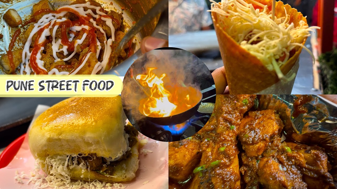 Eating STREET FOOD In Rasta Peth Pune - YouTube