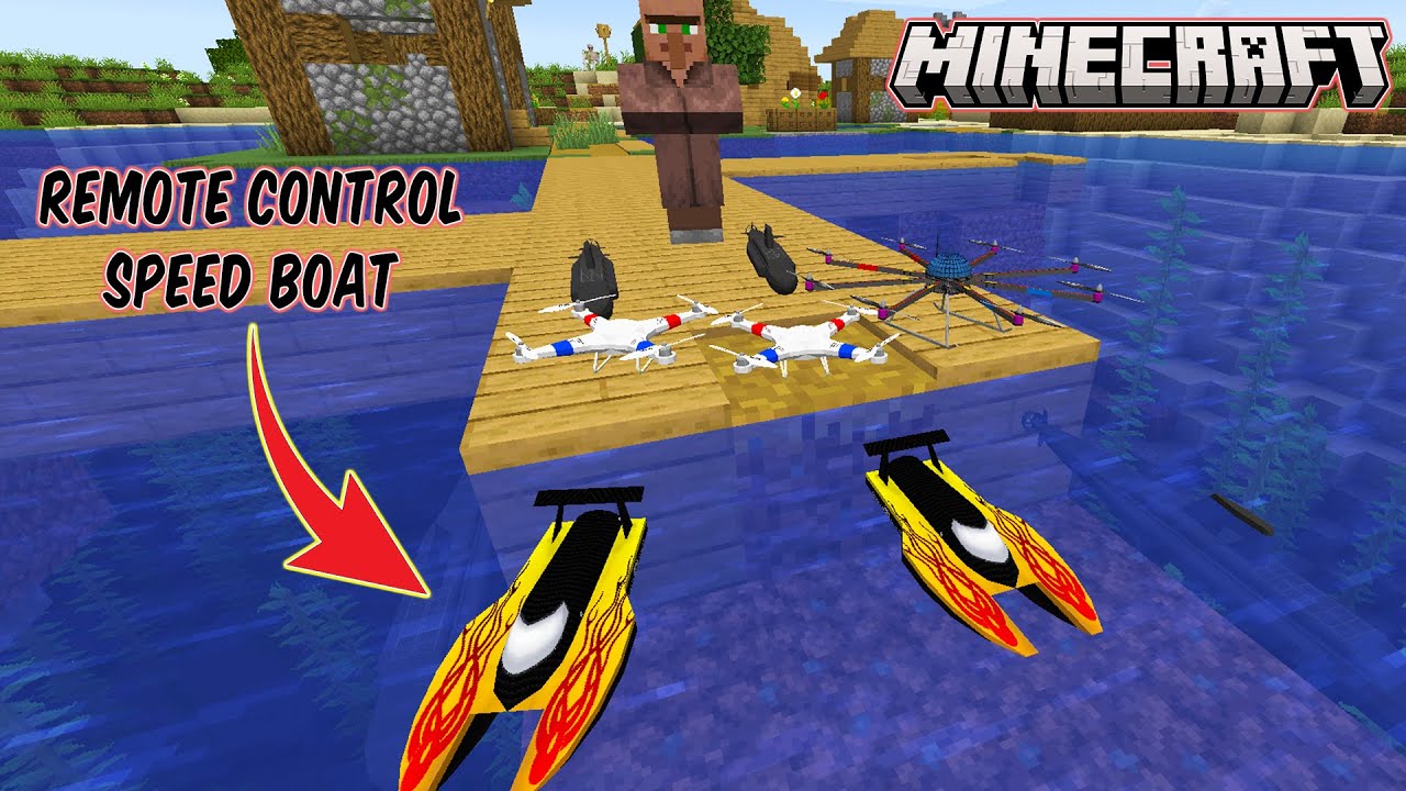🚤REMOTE CONTROL SPEED BOAT REGALO NI NINANG *PART 3* | Minecraft - YouTube