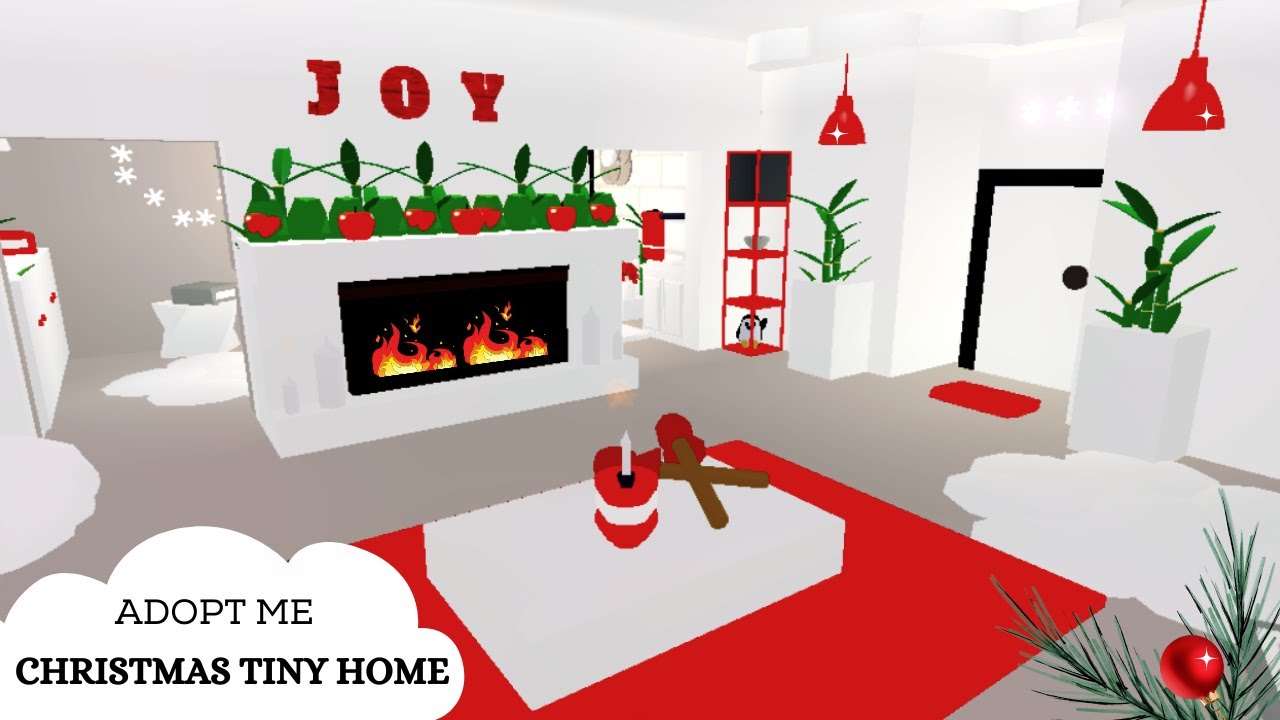 🎅 ADOPT ME COZY CHRISTMAS TINY HOUSE SPEED BUILD! 🎄 - YouTube